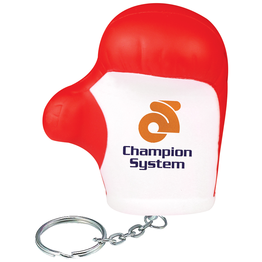 Boxing Glove Stress Ball Keyring | Novelty Promotional Keyrings