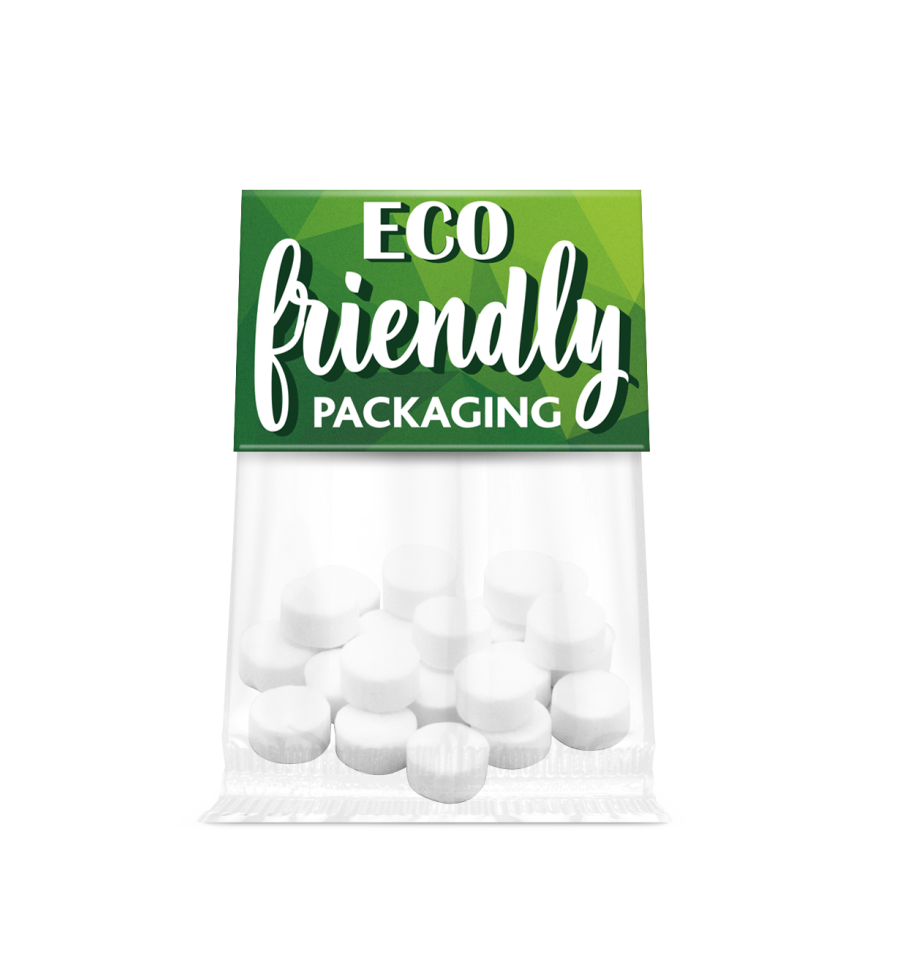 Eco-Friendly Branded Mints Bag | Custom Promotional Sweets UK