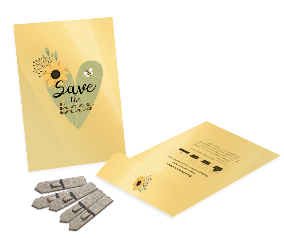 Large Seed Sticks Packet Envelopes | Eco Gardening Giveaways