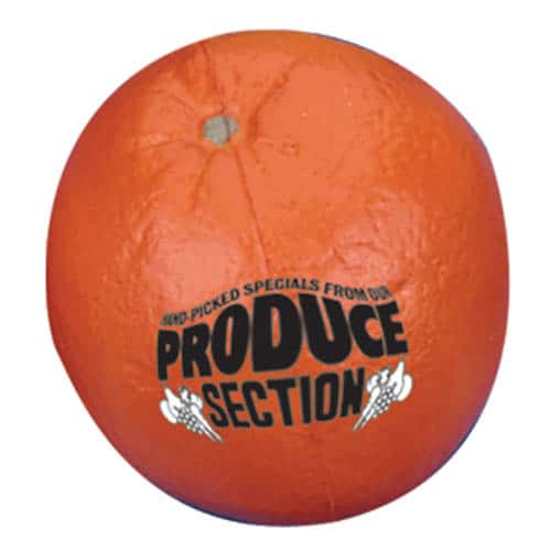 Orange Stress Ball - Purple Moon