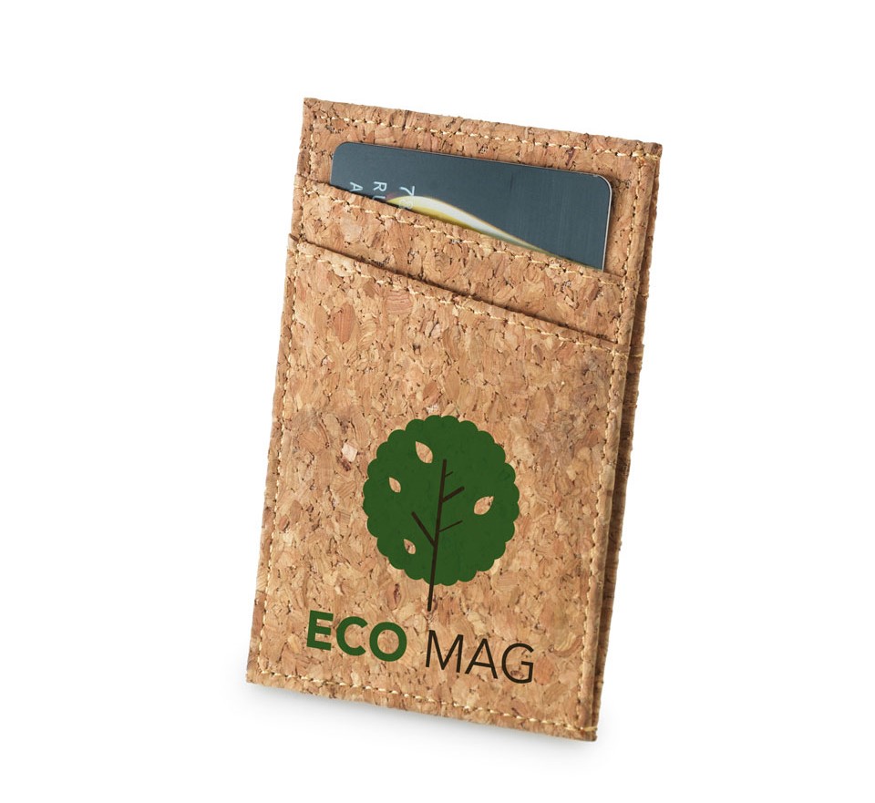 Cork Card Holder - Purple Moon 1