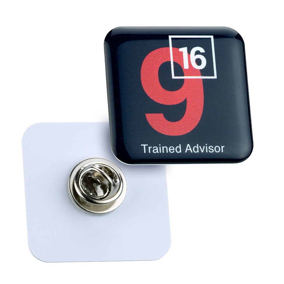 Printed Plastic Pin Badges | Buy Full Colour Printed Pin Badges UK