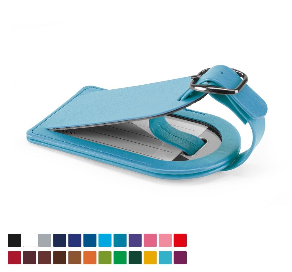 Soft Feel PU Luggage Tags | Promotional Travel Gifts