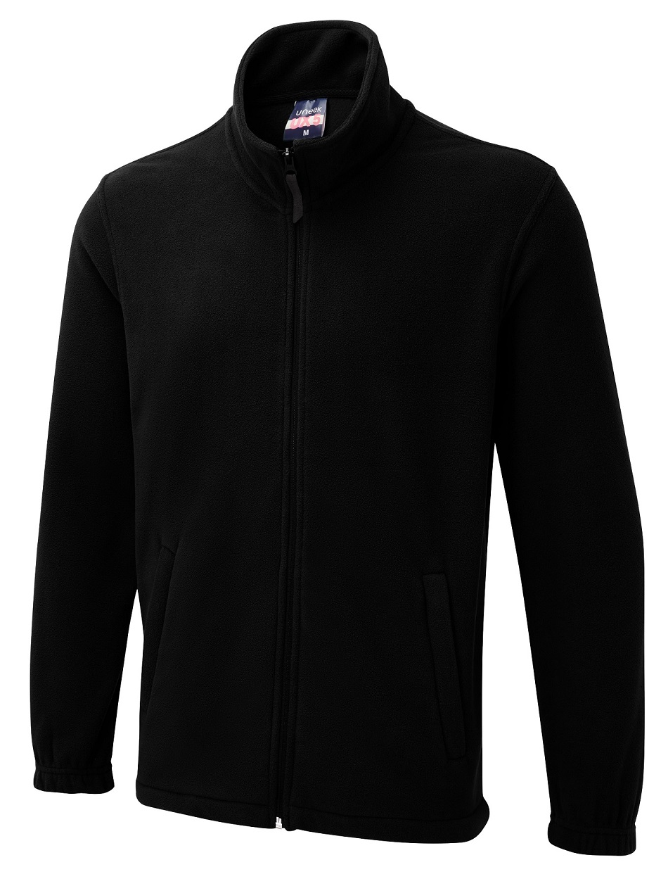 Uneek Unisex UX5 Full Zip Fleece | Low-Cost Embroidered Fleece